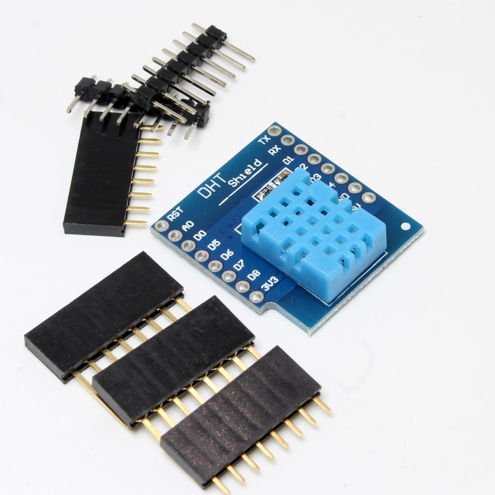 WEMOS D1 MINI DHT11 SHIELD - فروشگاه اینترنتی جوان الکترونیک